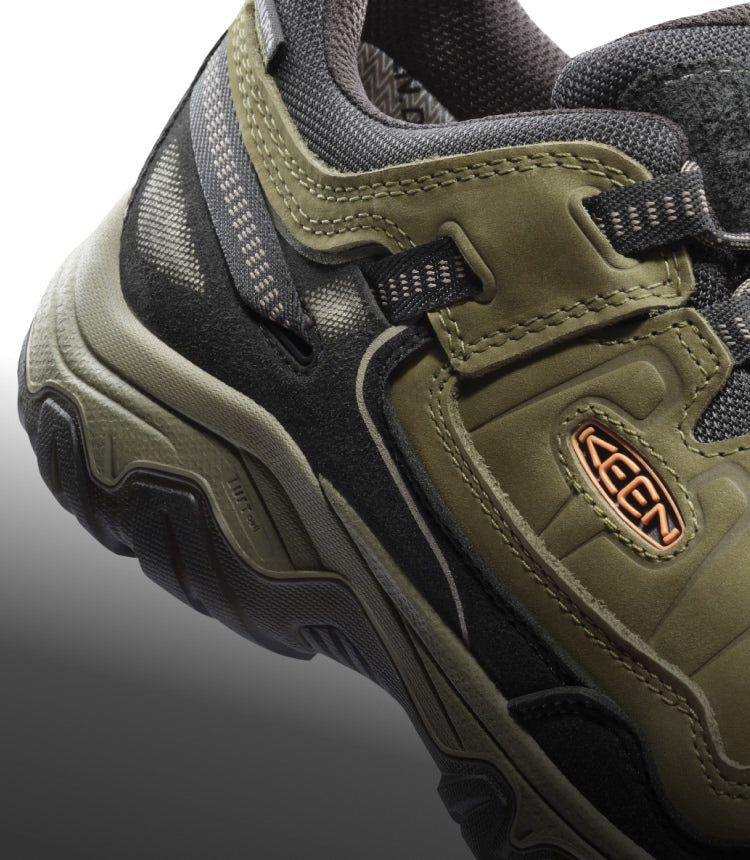 Men's Targhee IV Wide Waterproof Hiking Shoe | Sea Turtle/Roasted Peca ...