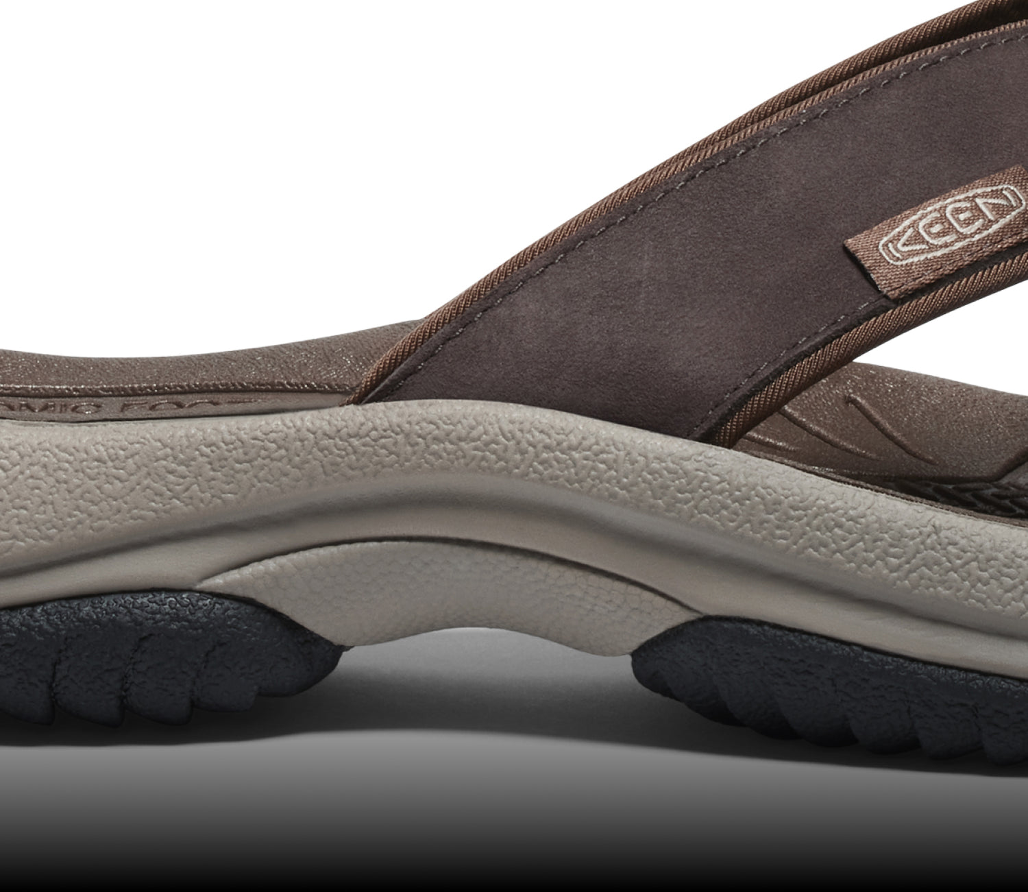 Men's Kona Flip Black/Steel Grey Leather Flip-Flop | KEEN | KEEN Footwear