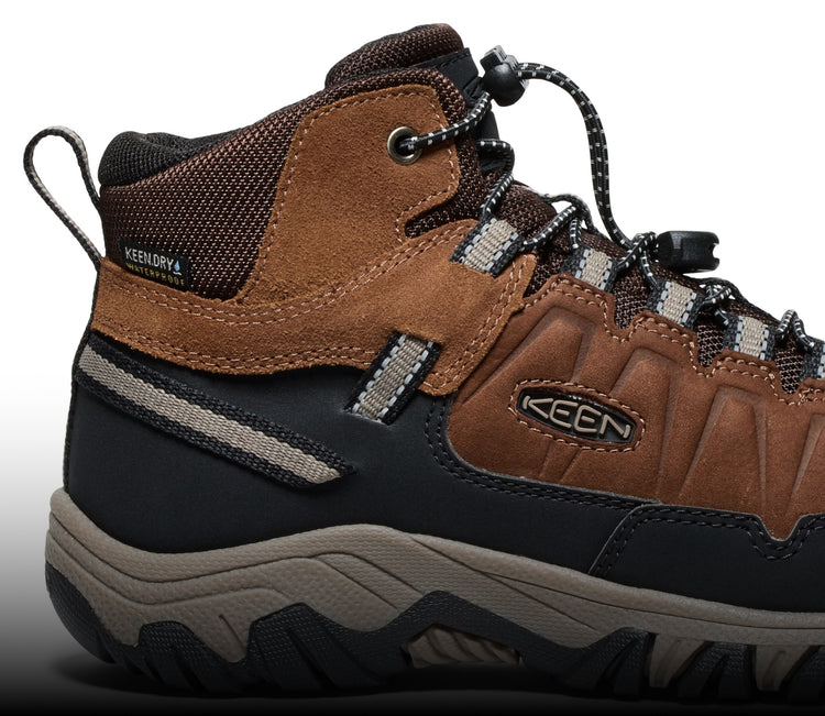Big Kids' Targhee IV Waterproof Hiking Boot | Bison/Brindle | KEEN Footwear