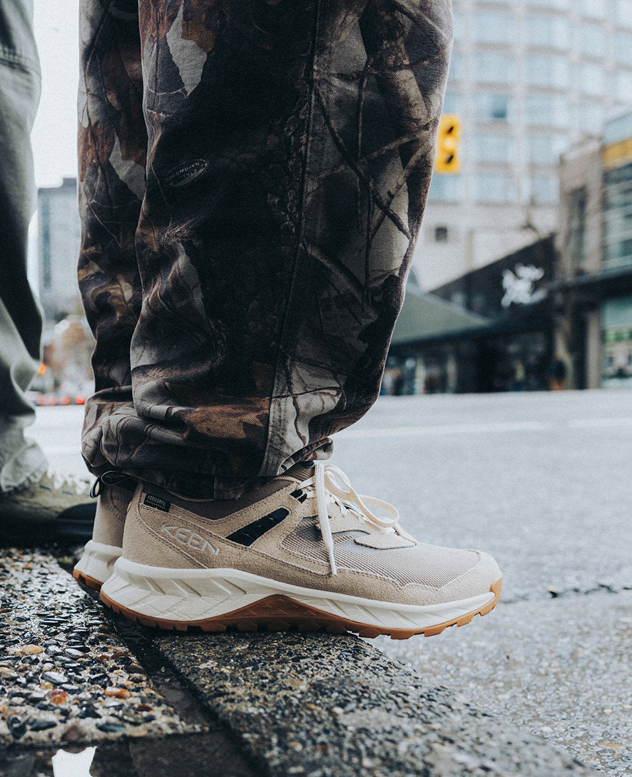 Men's Hightrail Waterproof Hiking Shoe | Brindle/Birch | KEEN Footwear