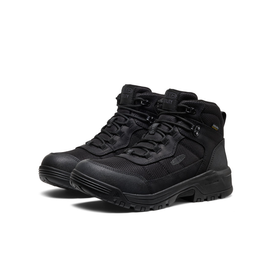 (取寄) キーン ユーティリティ メンズ スコーキー ウォータープルーフ ワーク ブーツ (ソフト トゥ) KEEN Utility men Skokie Waterproof Work Boot (Soft Toe) Camo/Black Men's Skokie Waterproof Work Boot (Soft Toe) | Black/Black | KEEN