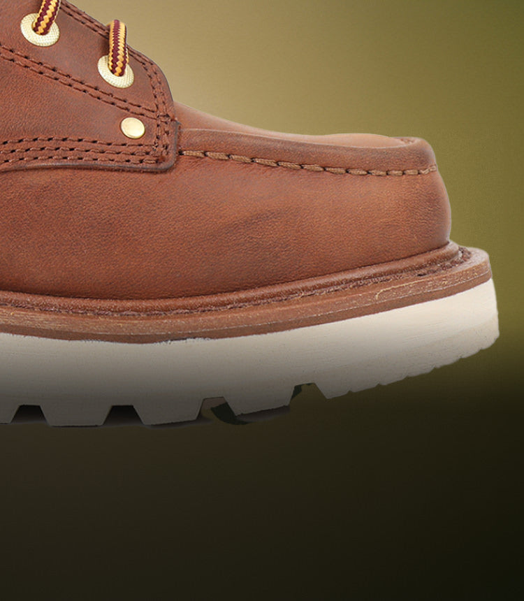 Men's Cincinnati 6" Boot (Soft Toe) x Noon Goons | Leather Brown/Off W ...