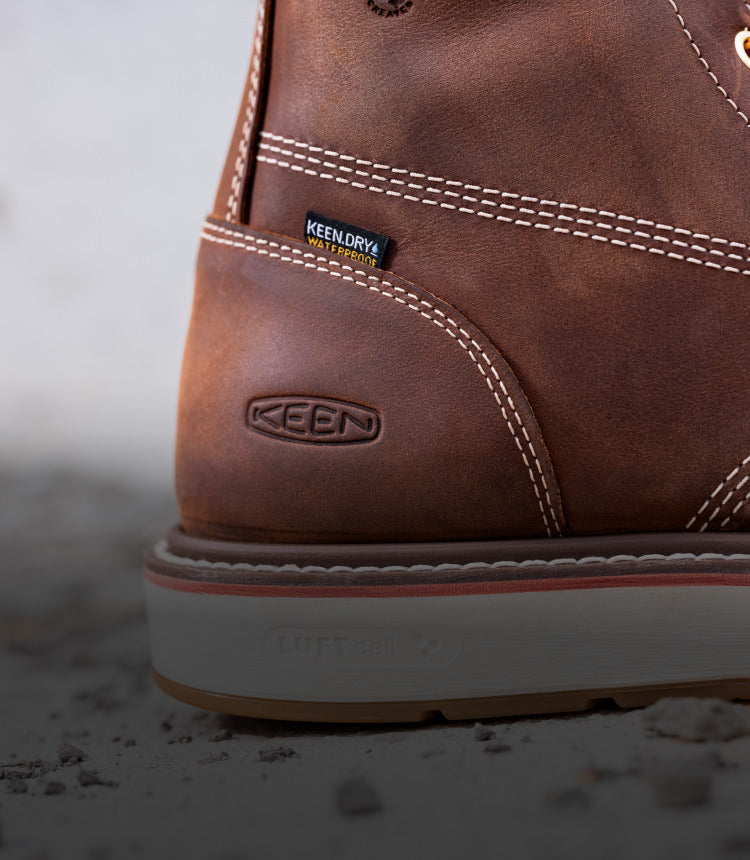 Men's Liberty 6" Waterproof Boot (Carbon Toe) | Chestnut/Gum | KEEN ...