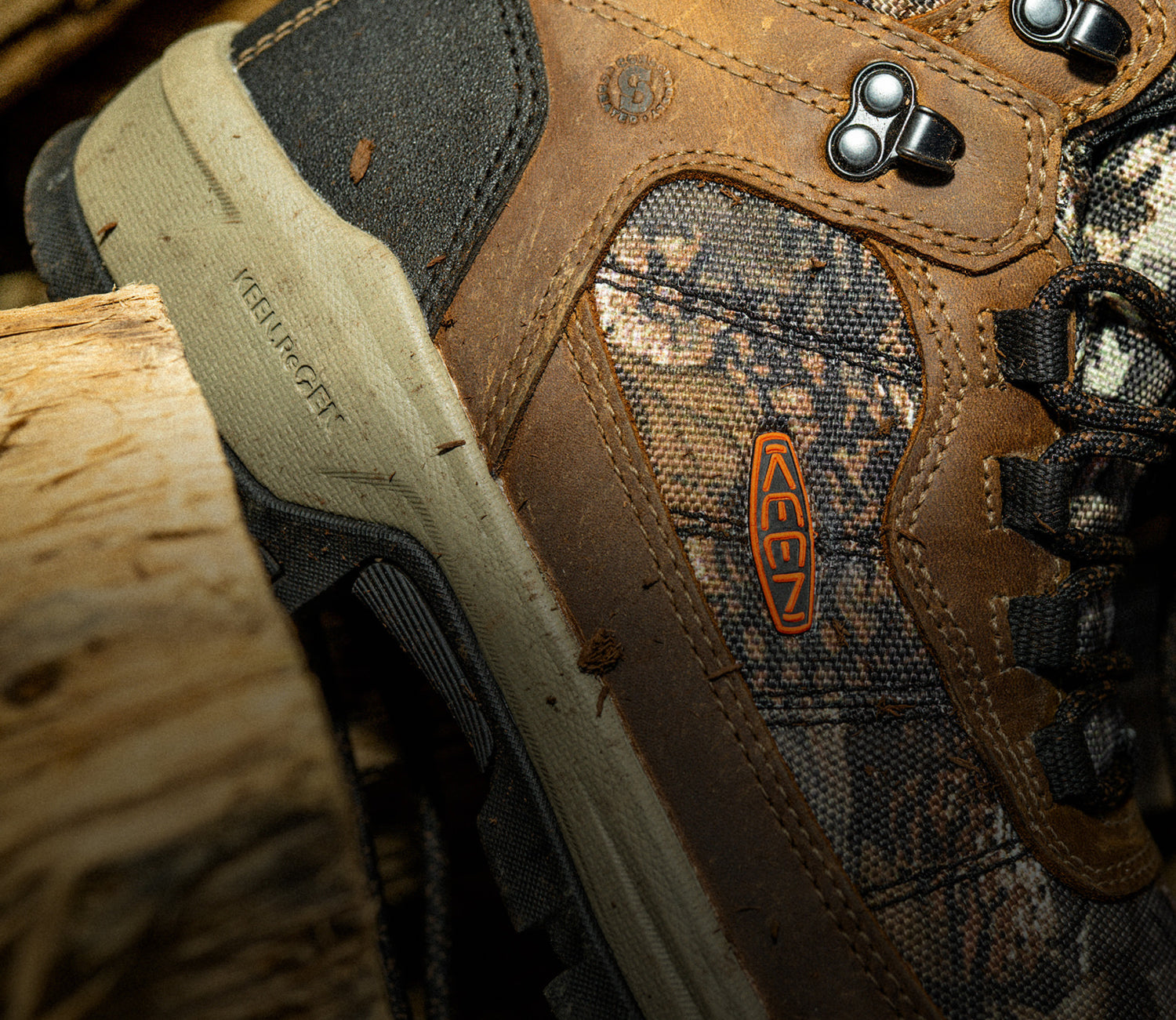 Men's Skokie Waterproof Work Boot (Soft Toe) | Camo/Black | KEEN Footwear