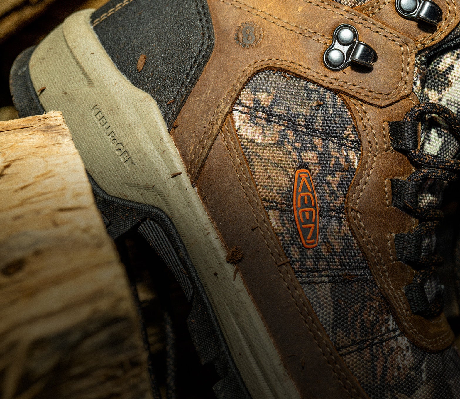 Men's Skokie Waterproof Work Boot (Soft Toe) | Camo/Black | KEEN Footwear