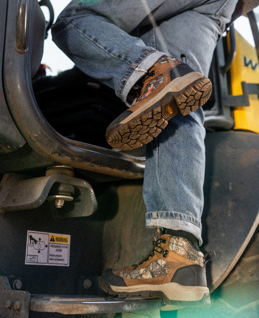 Men's Skokie Waterproof Work Boot (Soft Toe) | Camo/Black | KEEN