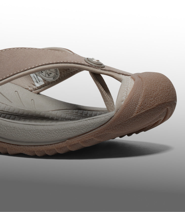Men's Waimea Leather Flip-Flop | Java/Taupe | KEEN Footwear