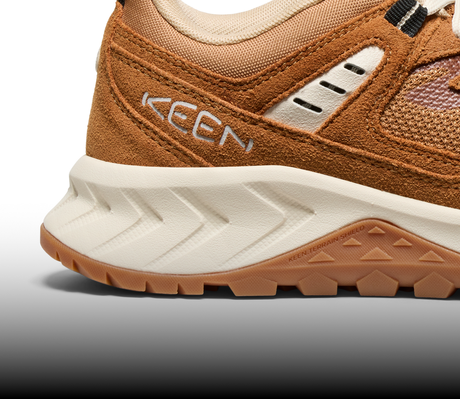 Women's Hightrail Vented Hiking Shoe | Safari/Pink Lemonade | KEEN Footwear