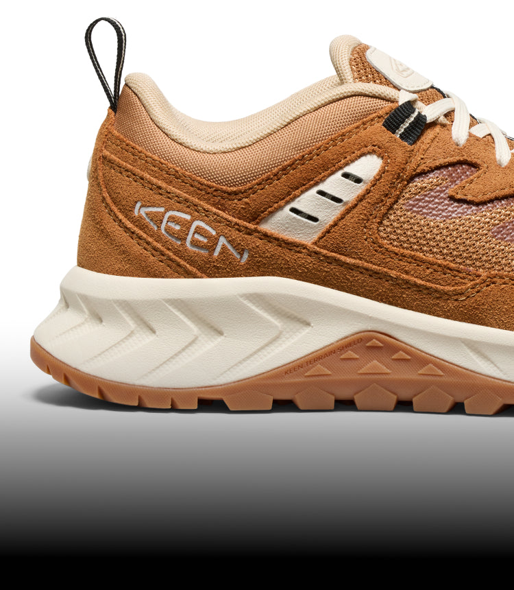 Women's Hightrail Vented Hiking Shoe | Safari/Pink Lemonade | KEEN Footwear