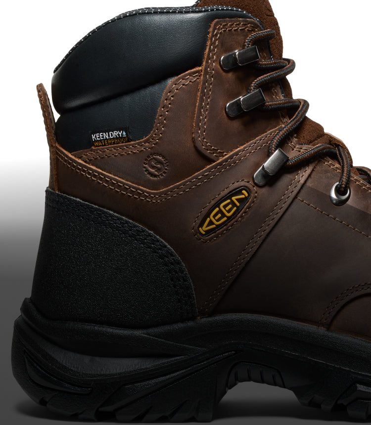 Men's Mt Vernon II 6" Waterproof Boot (Steel Toe) | Dark Earth/Black ...