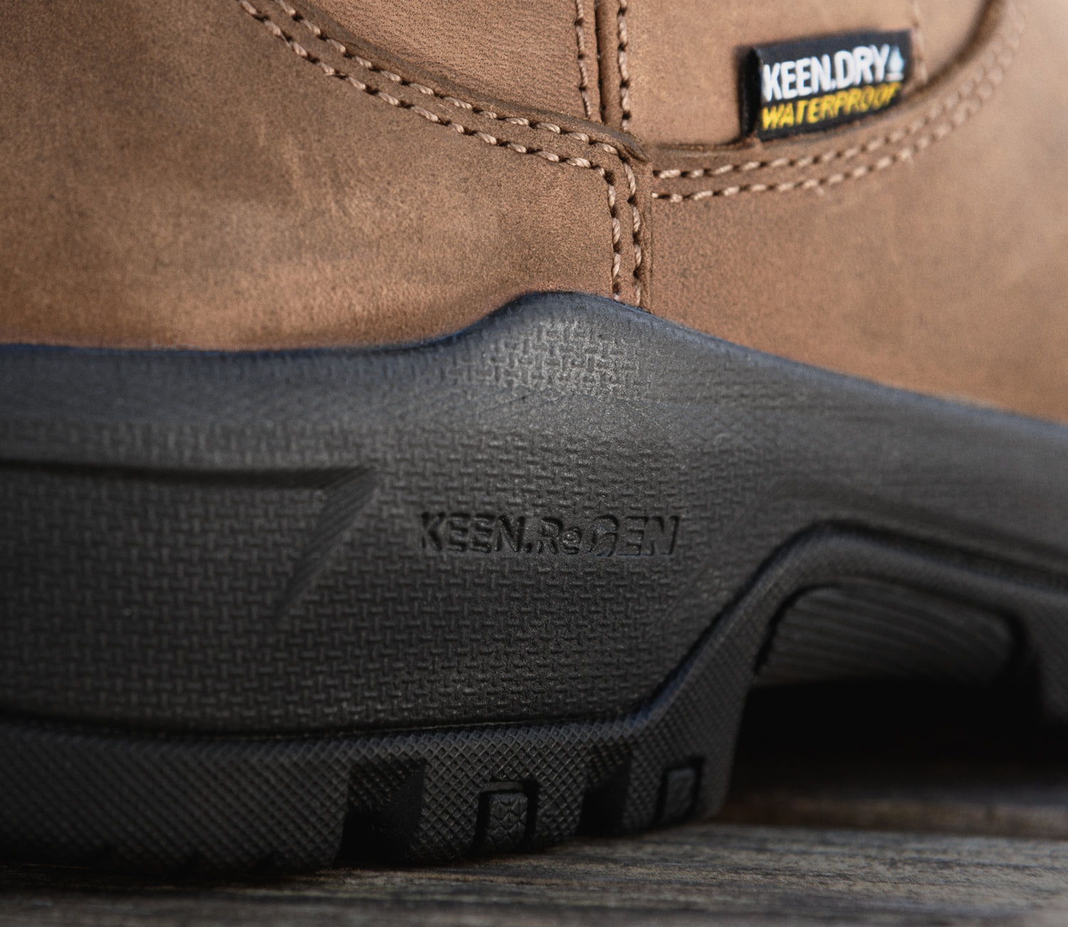Women's Evanston Pull-On Waterproof Boot (Carbon Toe) | Bison/Black ...