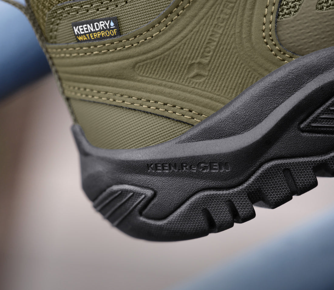 Men's Black Work Boots, Soft Toe - Reno Mid KBF WP | KEEN Footwear