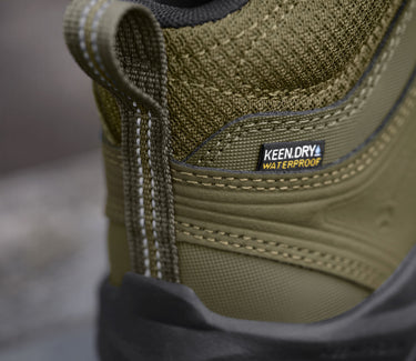 Men's Black Work Boots, Soft Toe - Reno Mid KBF WP | KEEN Footwear