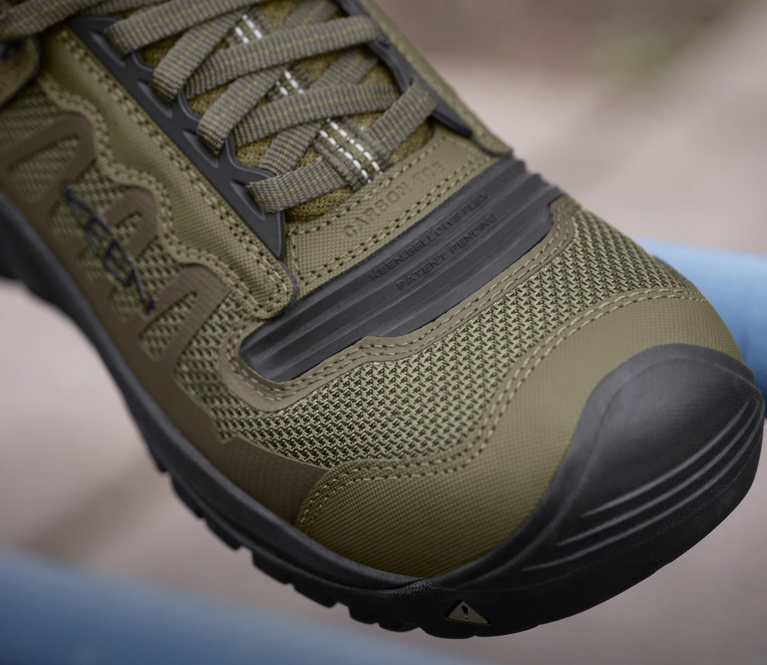 Men's Black Work Boots, Soft Toe - Reno Mid KBF WP | KEEN Footwear